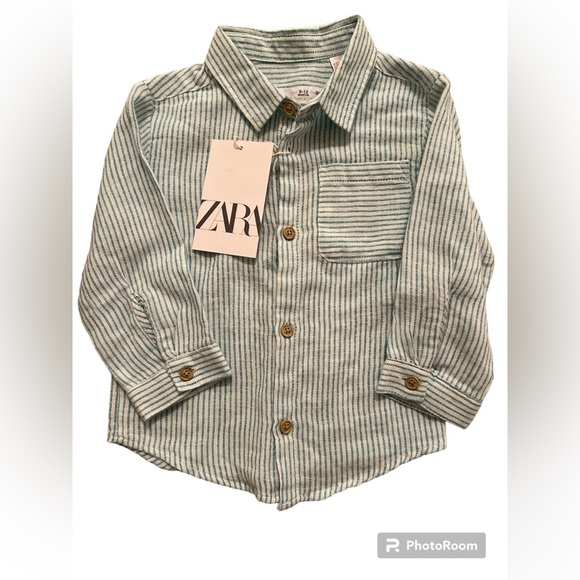 Zara | Shirts & Tops | Zara Linen Button Down Collard Shirt | Poshmark
